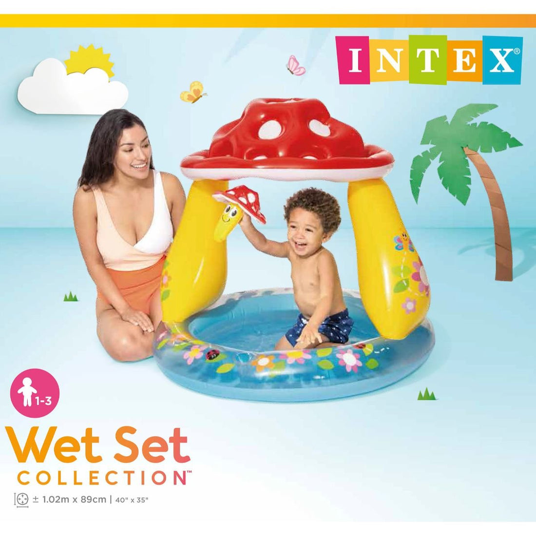 Intex Mushroom Pool Inflatable Pool – Popit Kingdom