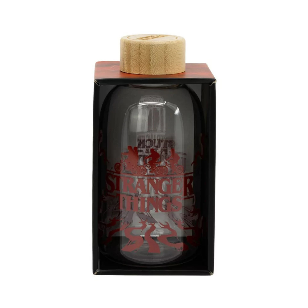 STRANGER THINGS 620ML GLASS BOTTLE | Popit Kingdom - Malta's Coolest ...