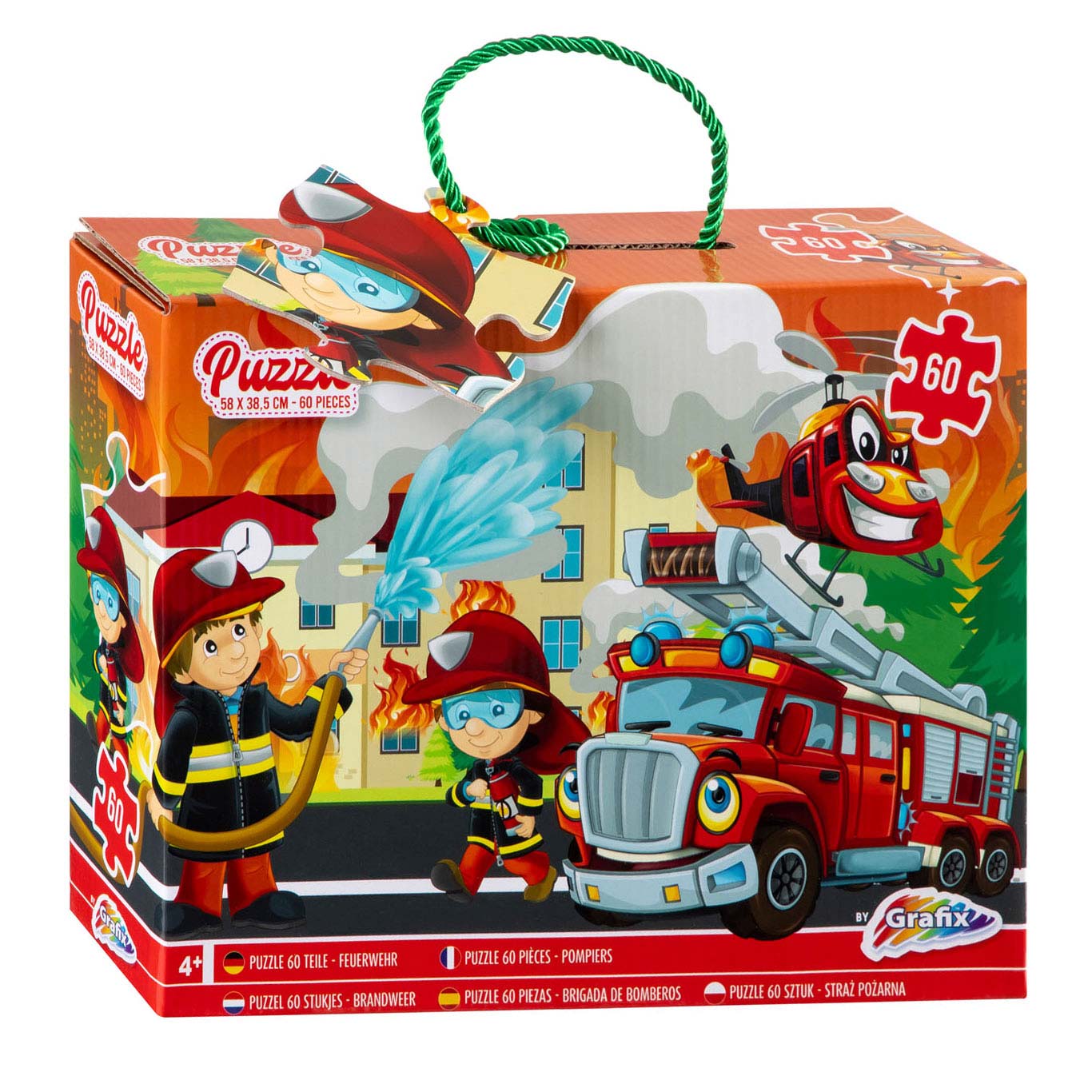 PUZZLE FIRE BRIGADE 60 PIECES | Popit Kingdom - Malta's Coolest Toy Shop