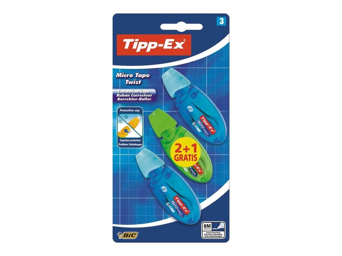 TIPP-EX CORRECTOR ROLLER 8M X 5MM | Popit Kingdom - Malta's Coolest Toy ...