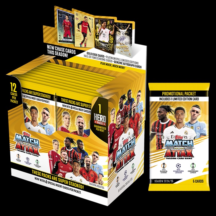 TOPPS MATCH ATTAX UCL 2024/25 BOOSTER BOX | Popit Kingdom - Malta's ...